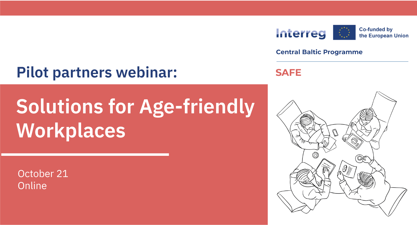 SAFE pilot partners’ first webinar - Central Baltic